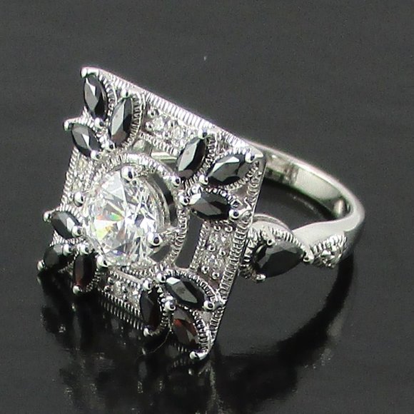 Xavier | Jewelry | Xavier 332ct Absolute Black Leaf Ring | Poshmark